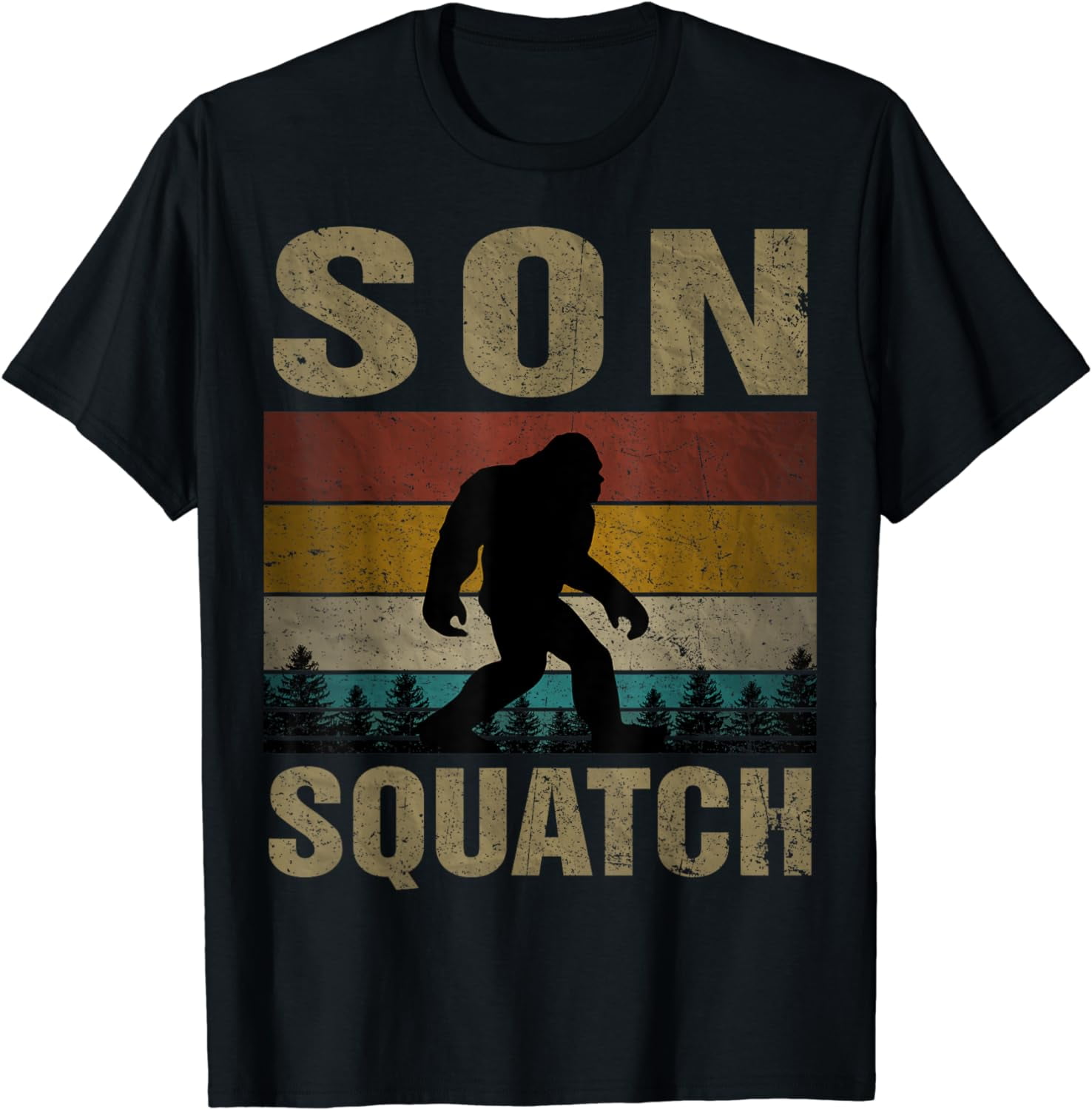 Son Squatch Bigfoot Son Sasquatch Yeti Family Matching T-Shirt ...