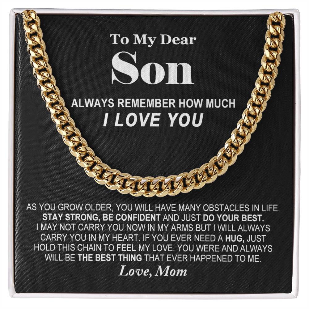 Son - The Best Thing, Cuban Link Chain, Stainless Steel or Yellow Gold ...