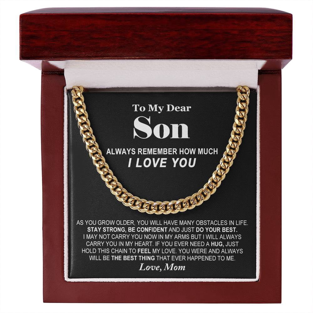 Son - The Best Thing, Cuban Link Chain - Stainless Steel/ Yellow Plated ...