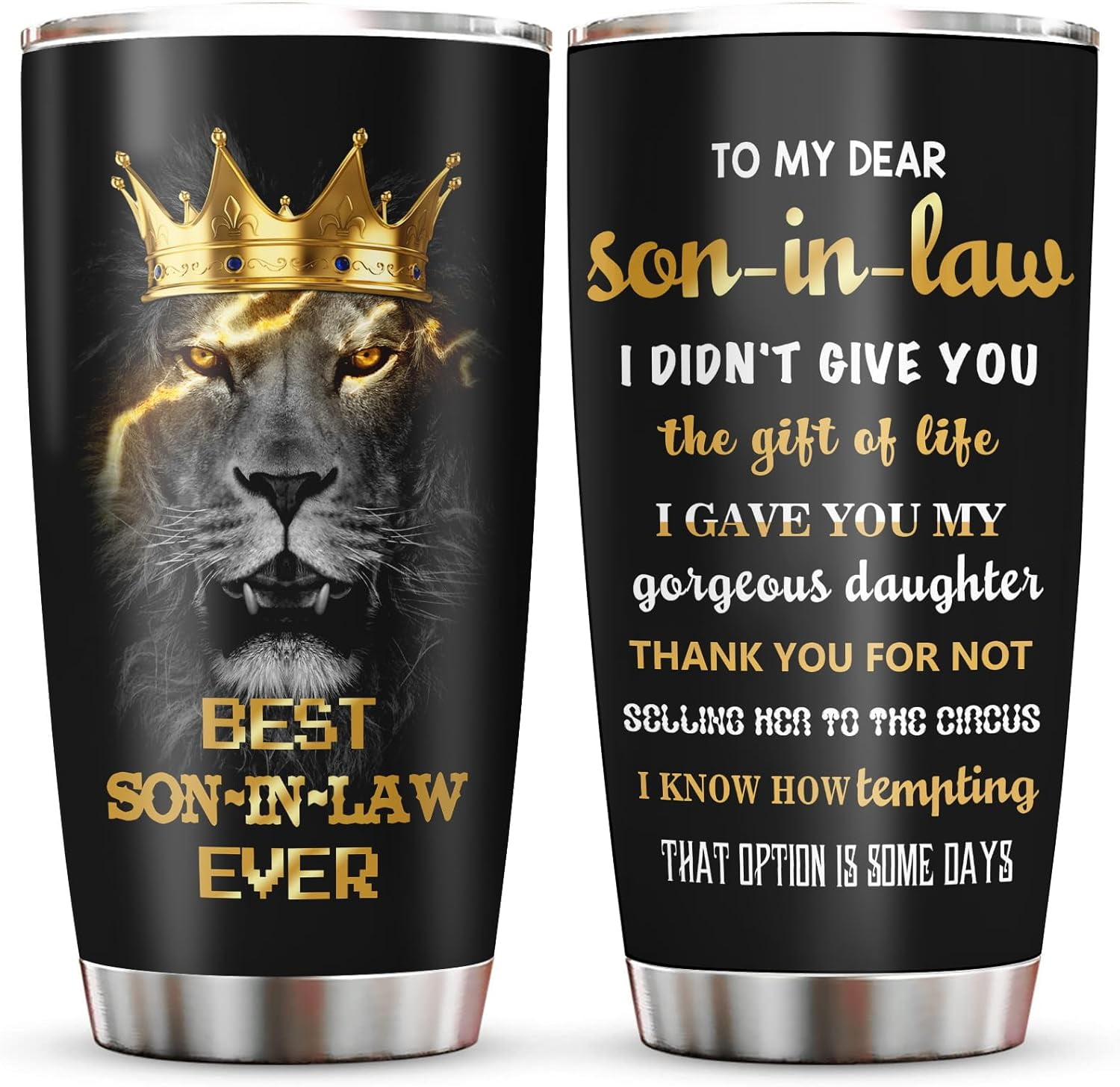 Son-in-Law Gifts Tumblers 20oz - Son-in-Law Gifts from Mother in Law ...