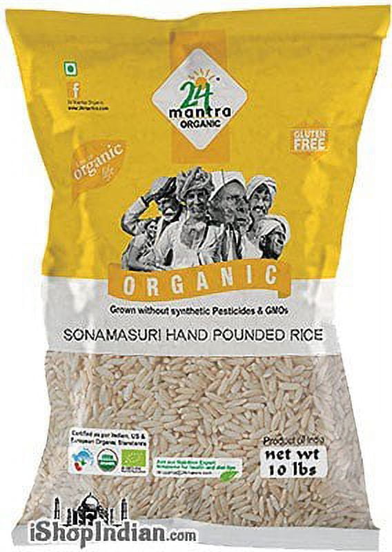 Sona Masuri Hand Pounded Rice, 10 lb - Sustainable Farming Practices ...