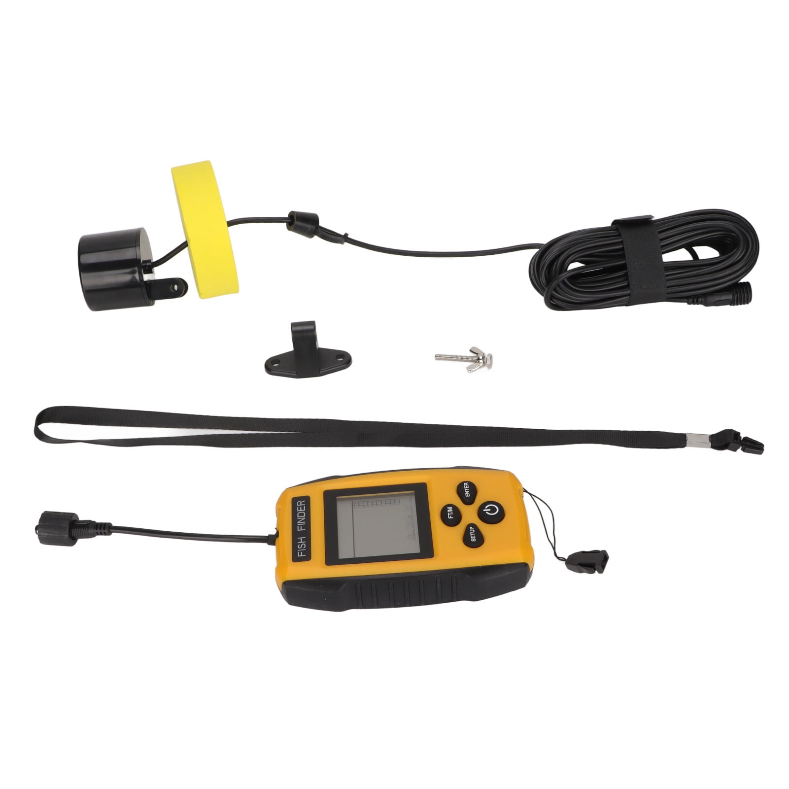 Sonar Fish Finder, 5 SensitivityModes Depth Fish Detector 0.6-2m Depth ...
