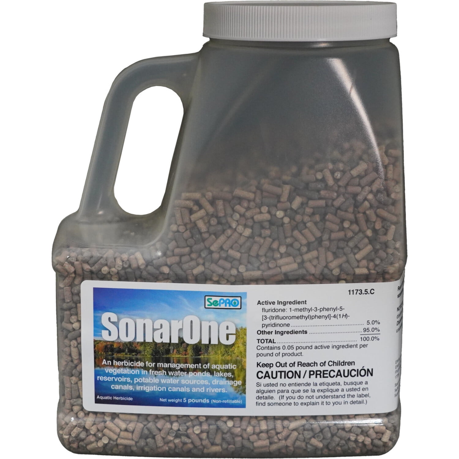 Sonar One Aquatic Herbicide Lawn Weed Removal Pellets, 5 lb - Walmart.com