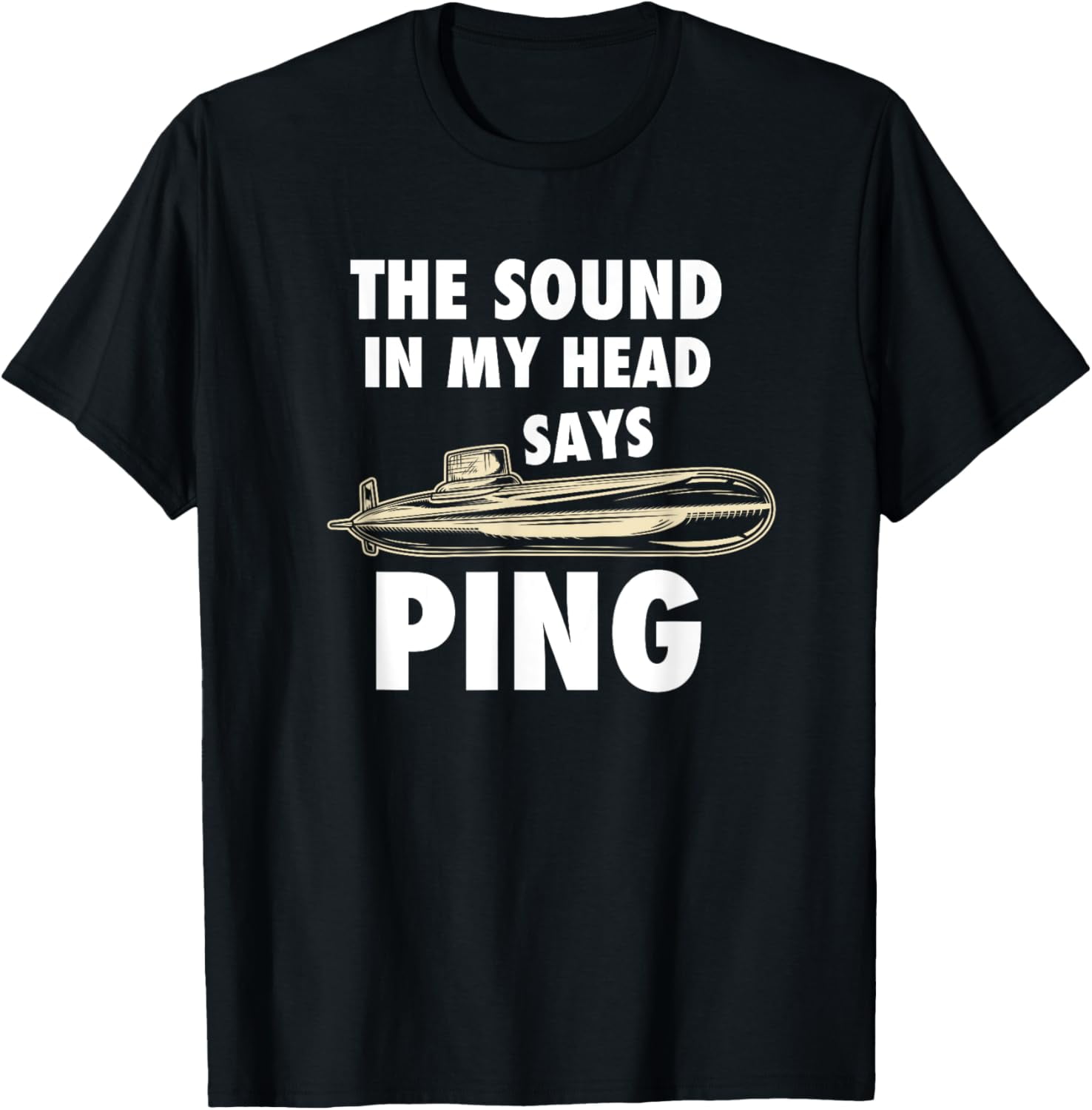 Sonar Ping Submarine Veteran Sub Service T-Shirt - Walmart.com