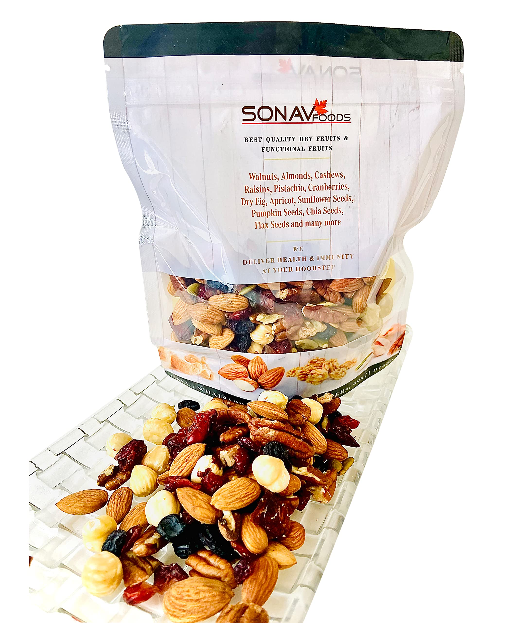 Sonav Foods Mixed Berries, Nuts And Seeds - Super Trail Mix | Varieties ...