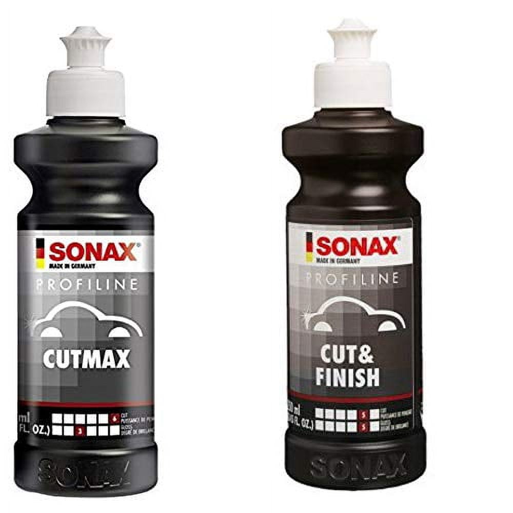 Sonax Cutmax, Cut & Finish Polish Kit, 250ml, Automotive Abrasive ...