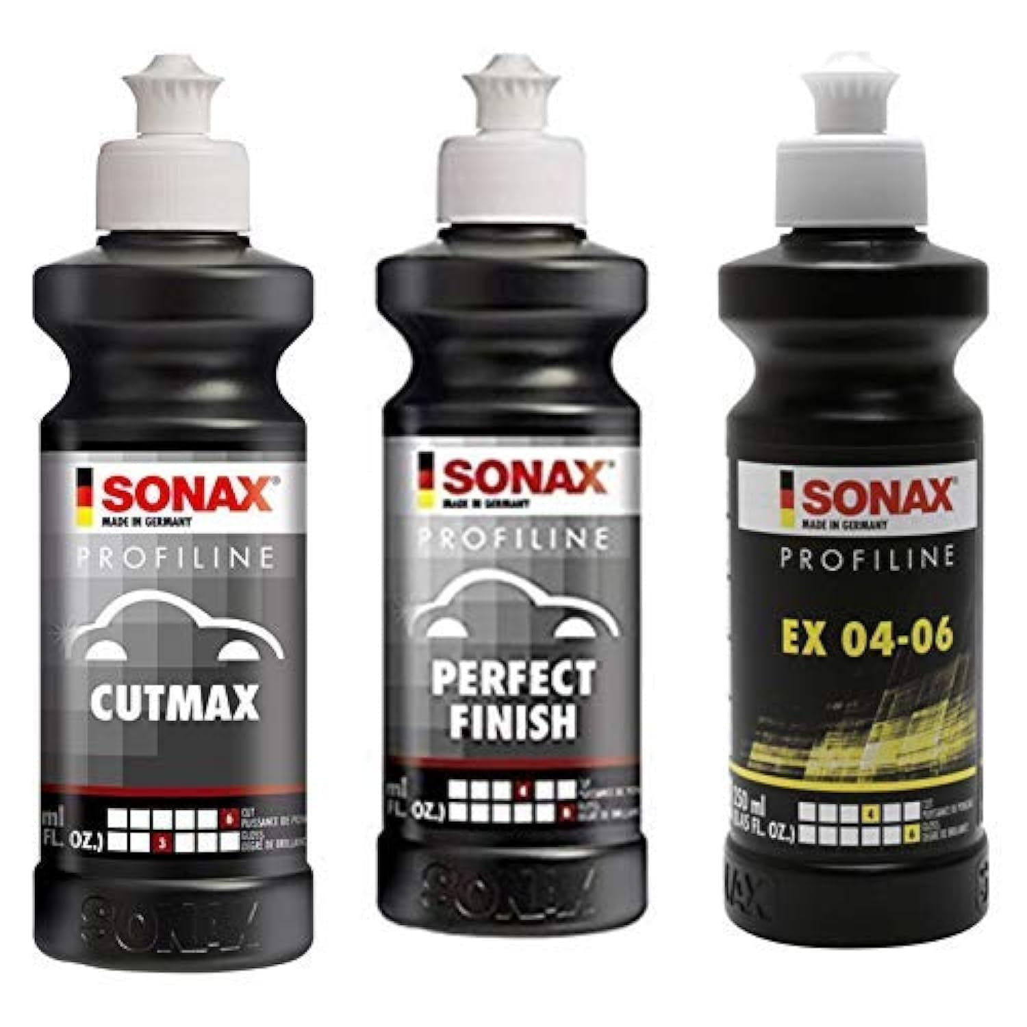 Sonax Cutmax, Perfect Finish, Ex04-06 Kit 250ml - Walmart.com