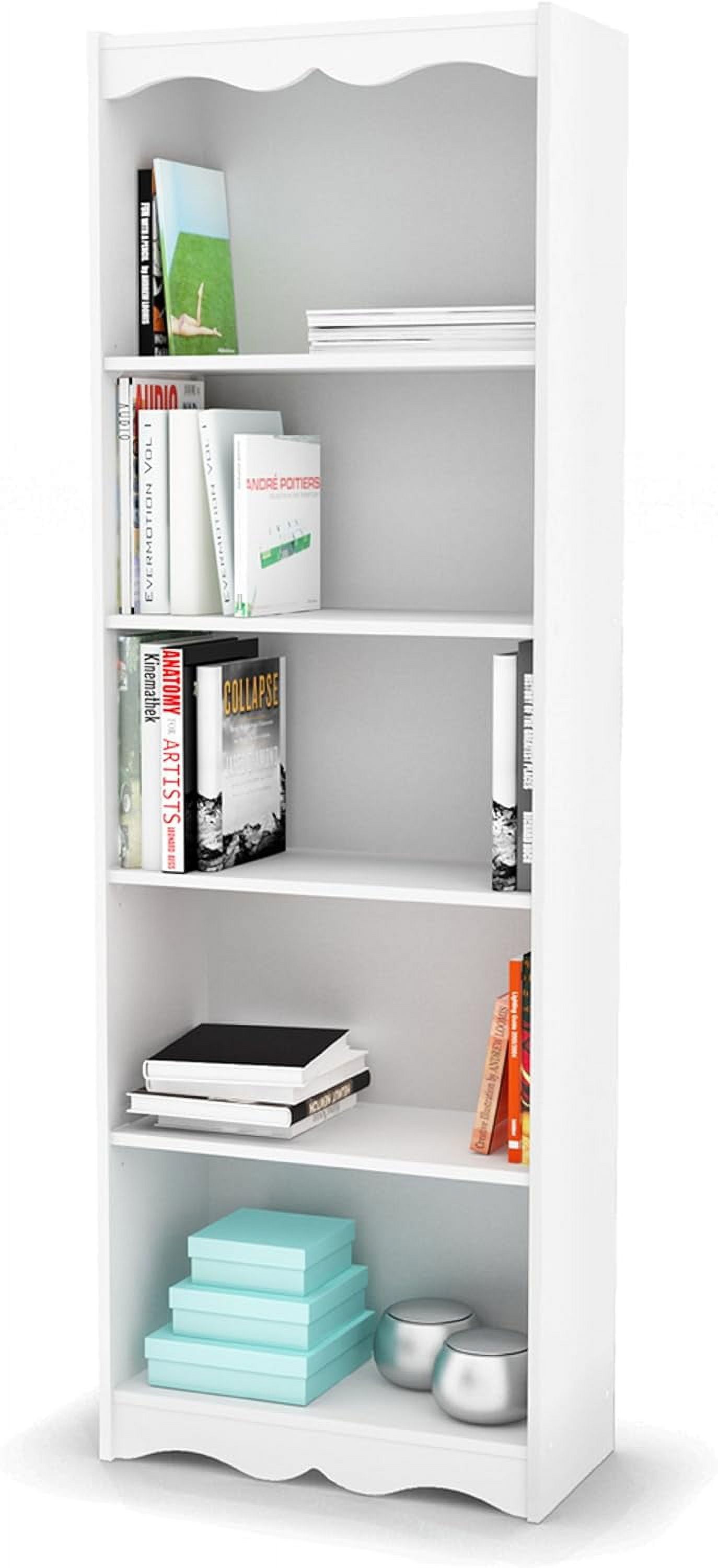 Sonax Hawthorn 72-Inch Tall Bookcase, Frost White - Walmart.com