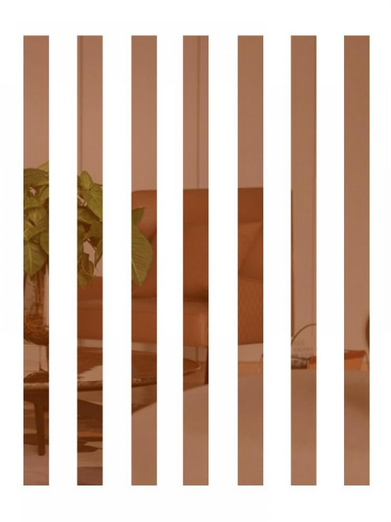 Sonbest 10Pcs/Set Striped Design Mirror Stickers Self Adhesive ...