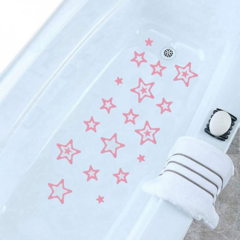 Sonbest 20 Pieces Non-Slip Tub Stickers, Adhesive Star Shower Decals ...