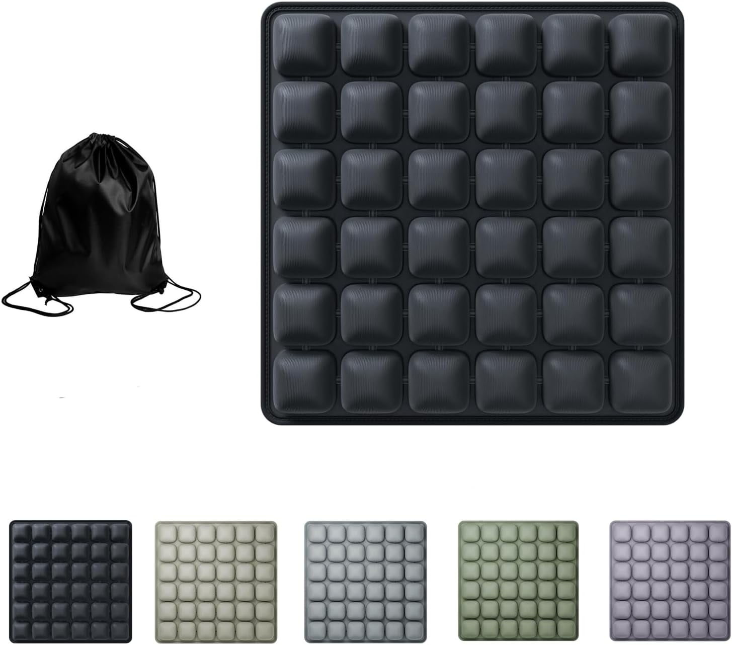 Sondur Travel Cushion,3D Air Inflatable Seat Cushion with Storage Bag ...