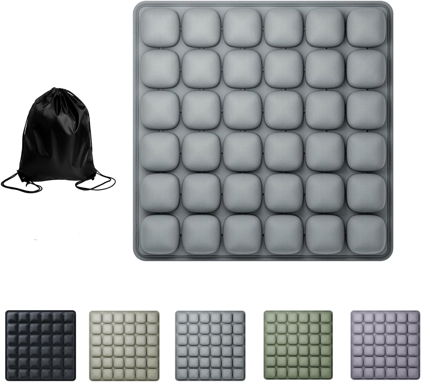 Sondur Travel Cushion,3D Air Inflatable Seat Cushion with Storage Bag ...