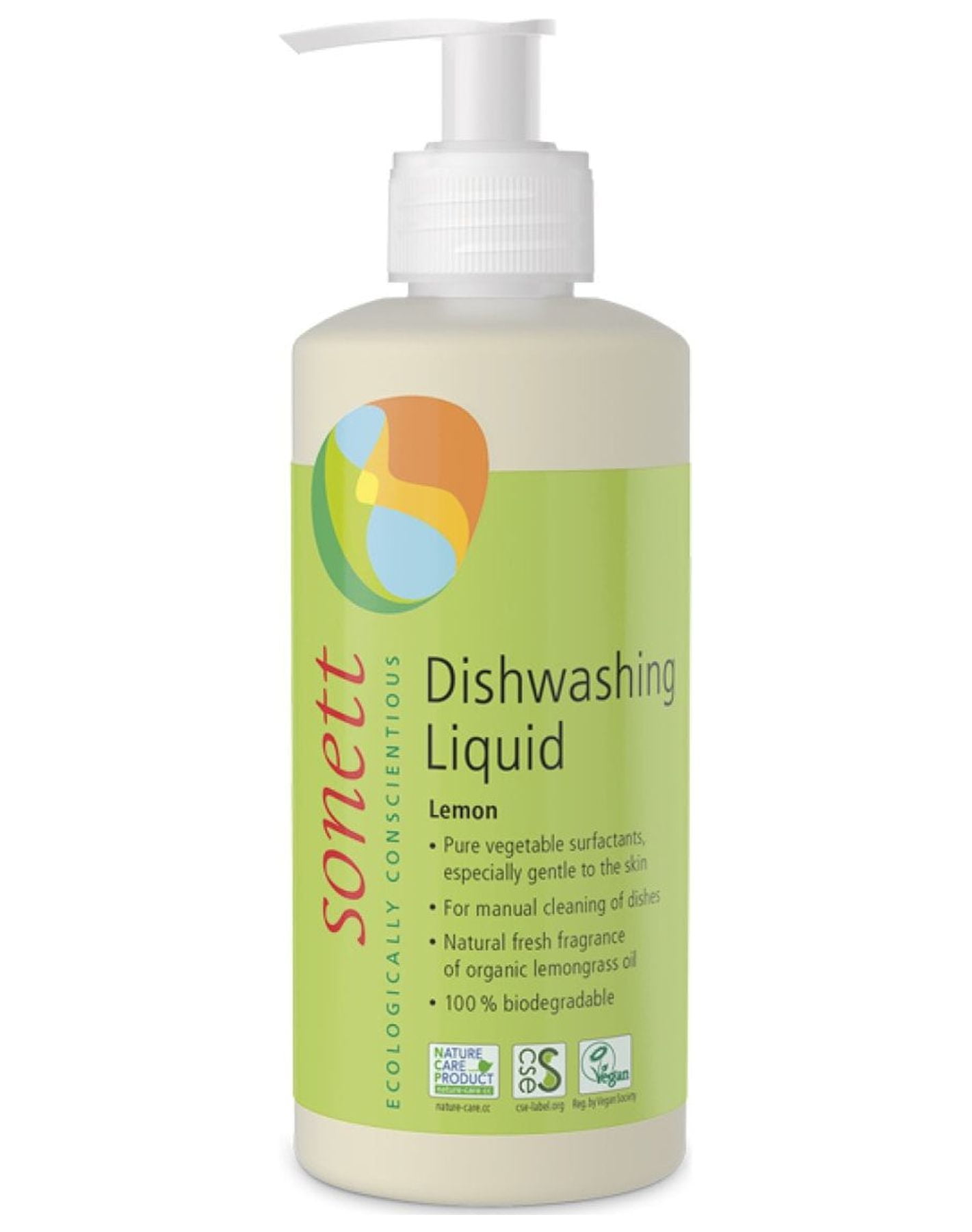 Sonett Organic Dishwashing Liquid Lemon 10 fl.oz/ 300 ml Pack of 1 ...