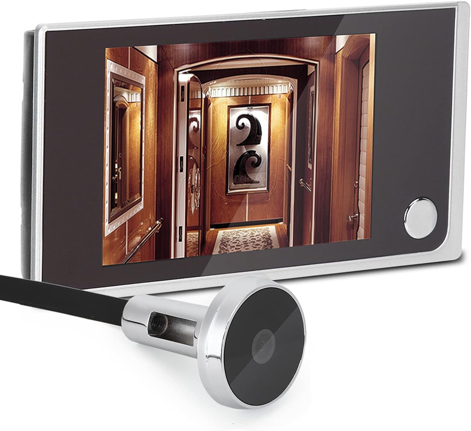 Sonew Home Video Door Eye Viewer, Security Camera Visual Door Peephole ...