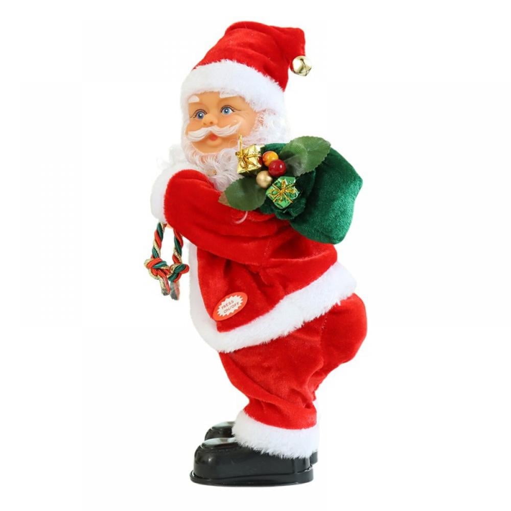 S.O.N.G. Animated Holiday Santa Claus Plush Toy, Singing and Dancing ...