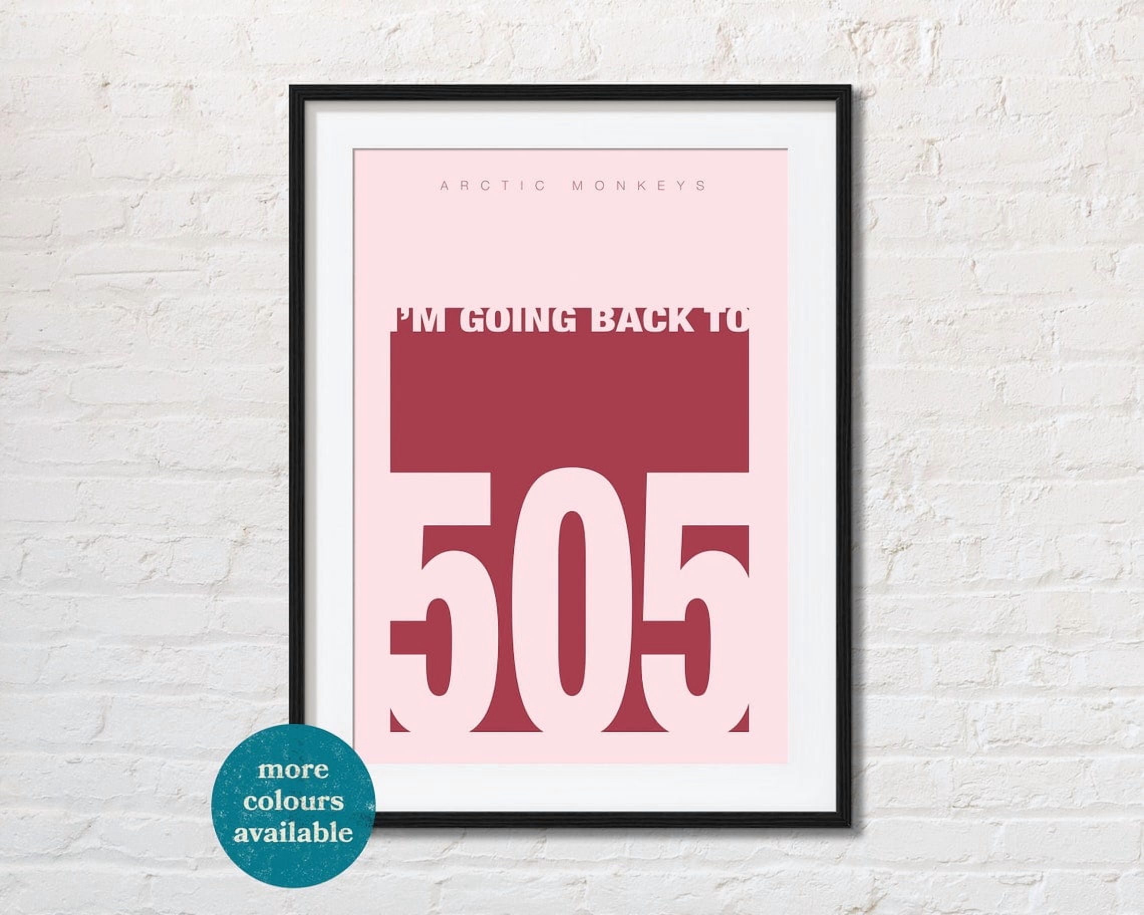 Song Lyrics Poster Indie Room Decor Britpop Music Poster Wall Art Print ...