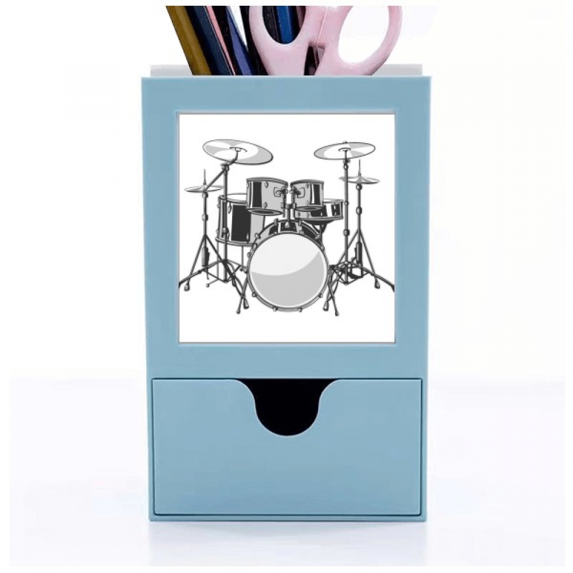 Song Music Drum Kit Energy Illustrate Desk Supplies Organizer Pen ...