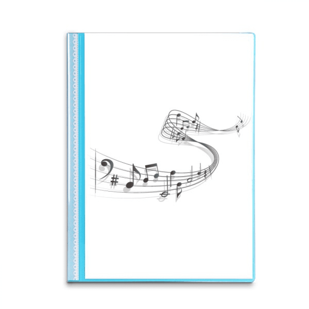 Song Music Score Melodious Classical Book Sheet Protectors Portfolio ...