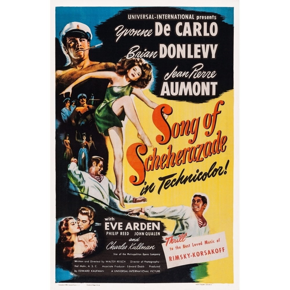 Song Of Scheherazade U Movie Poster Masterprint - Walmart.com