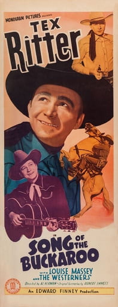Song Of The Buckaroo Movie Poster Insert 14x36 Unframed, Age: Adults AB ...