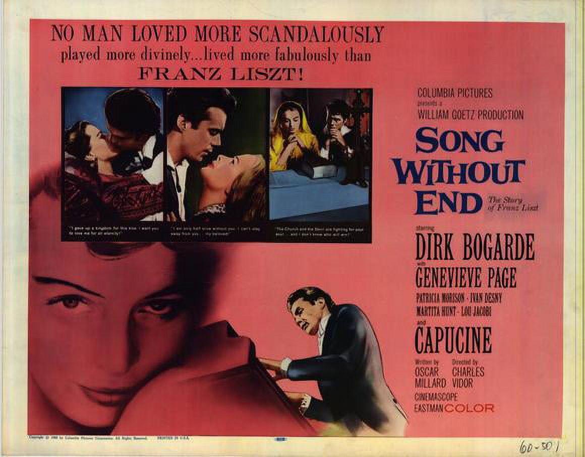 Song Without End - movie POSTER (Style A) (11" x 14") (1960) - Walmart.com