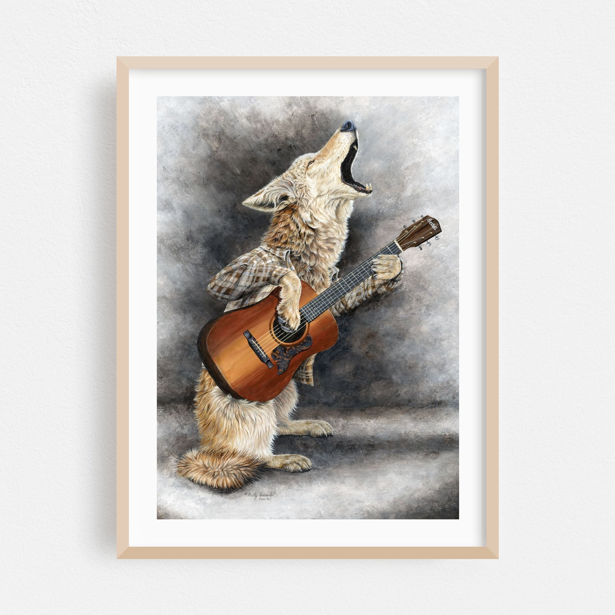 Song of the Coyote - Painting Humor Surrealism Modern Art Fantasy ...