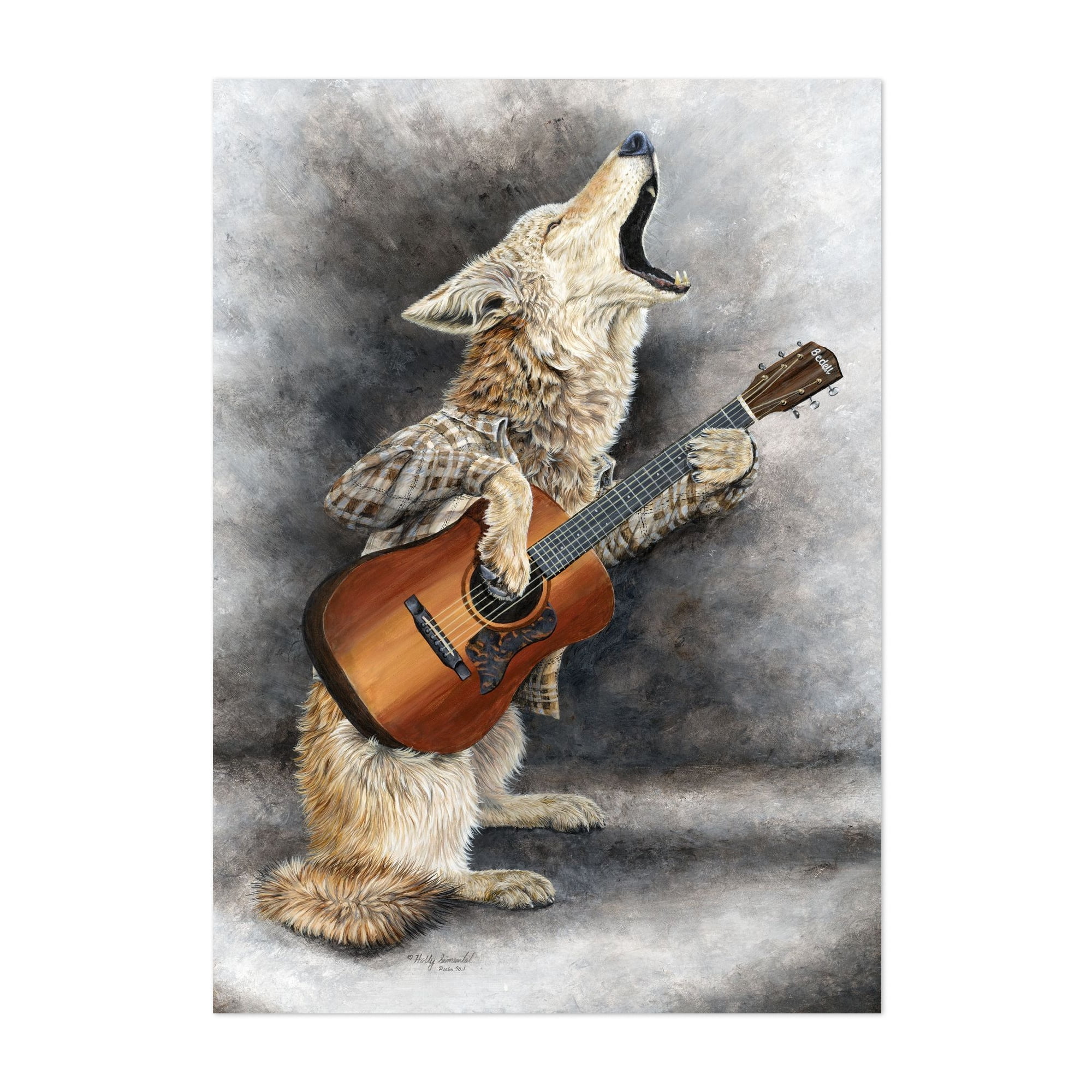 Song of the Coyote - Painting Humor Surrealism Modern Art Fantasy ...