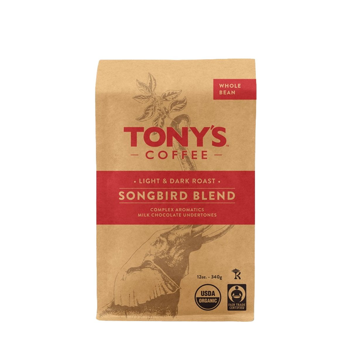 Songbird Blend - Roasted by Tony's Coffee - Freshly Ground Coffee - 12 ...