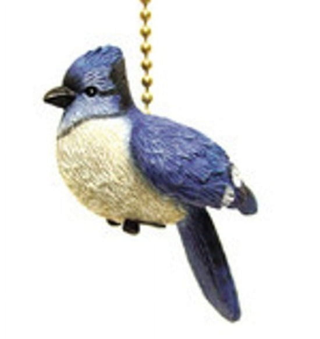 Songbird Crested Blue Jay Bird Ceiling Fan Light Pull - Walmart.com