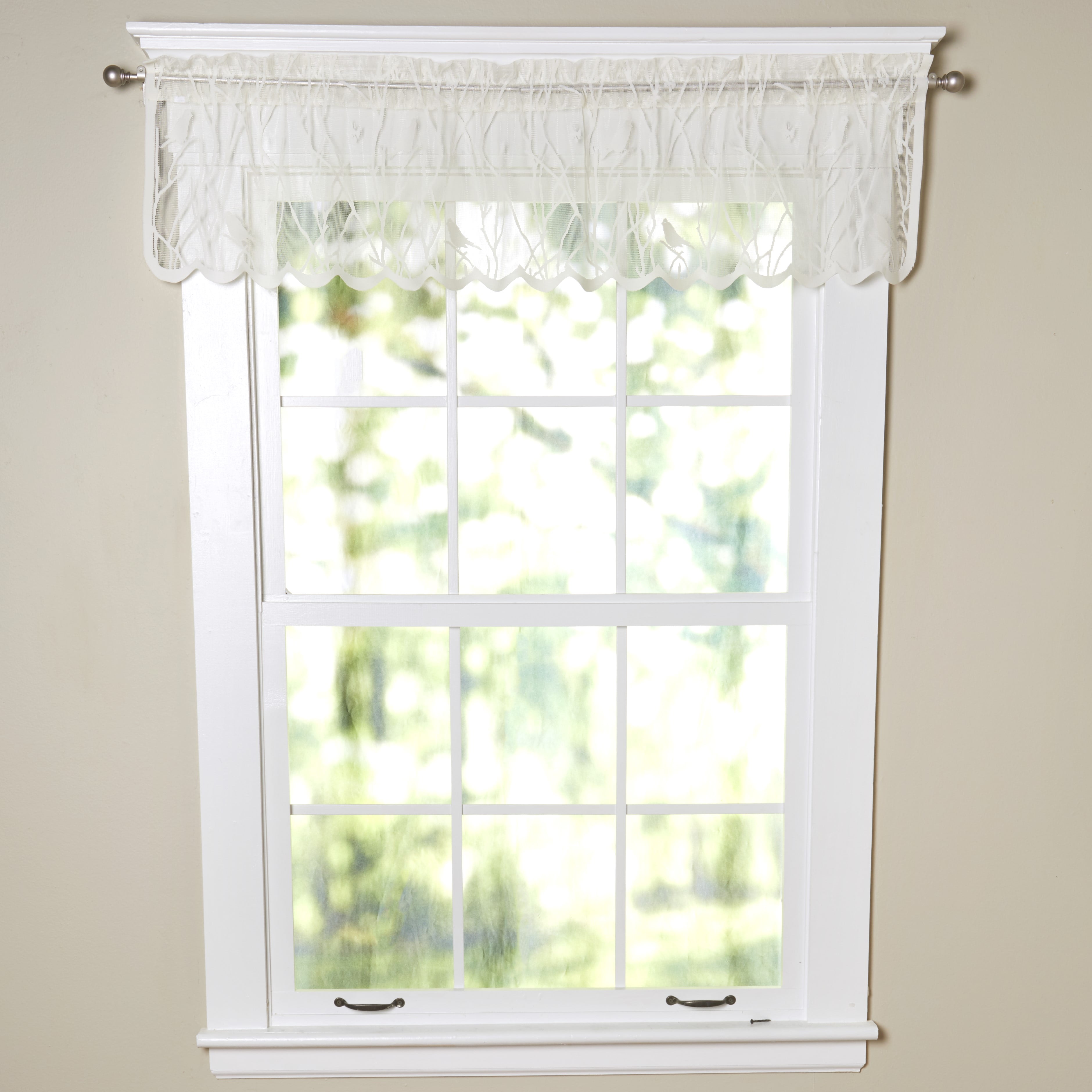 Songbird Lace Ivory Valance - Walmart.com