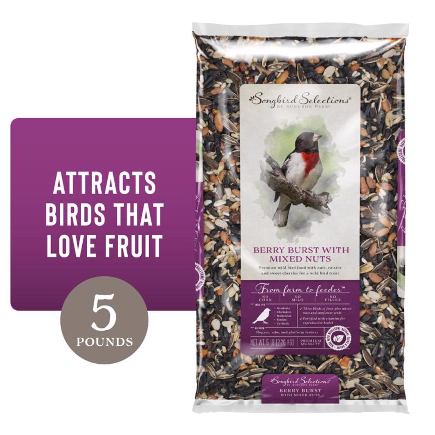 Songbird Selections Berry Burst with Mixed Nuts Wild Bird Seed Wild ...