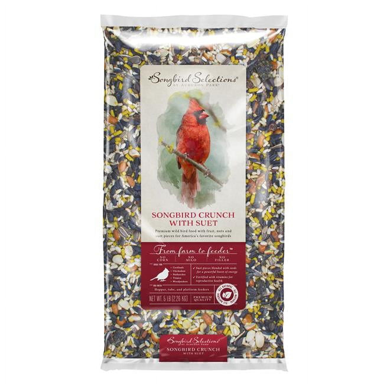 Songbird Selections Songbird Crunch Wild Bird Seed Wild Bird Food 5 lb ...