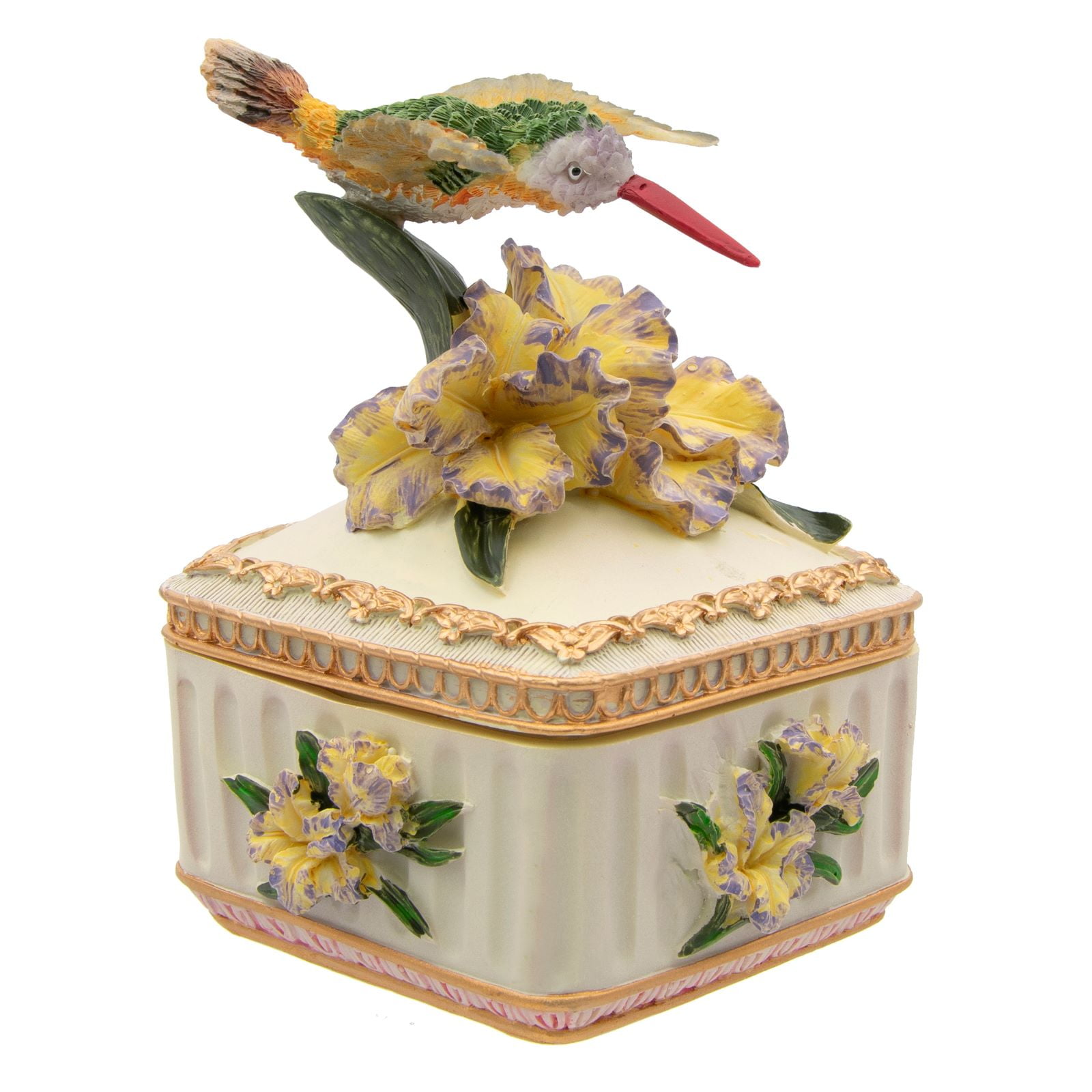 Songbird Treasures Hummingbird Music Box Resin Trinket Box - Walmart.com
