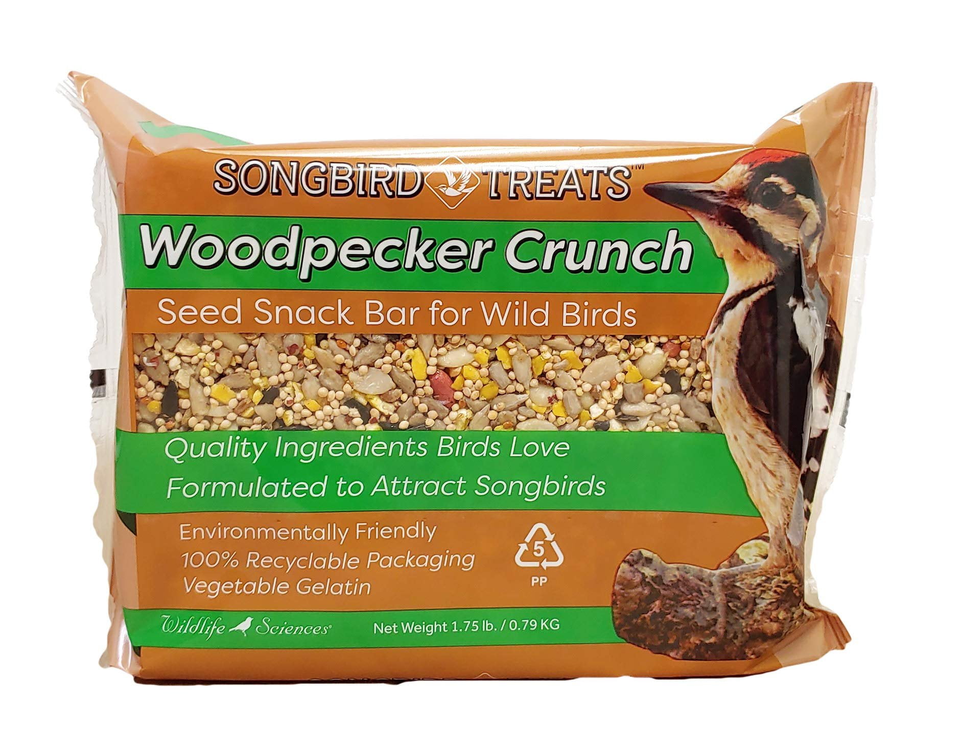 Songbird Treats Seed Bars 1-2 lb Bird Seed Cakes for Wild Birds ...