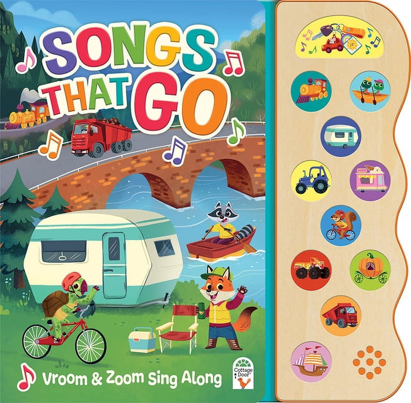Songs That Go: Vroom & Zoom Sing Along (Board Book) - Walmart.com