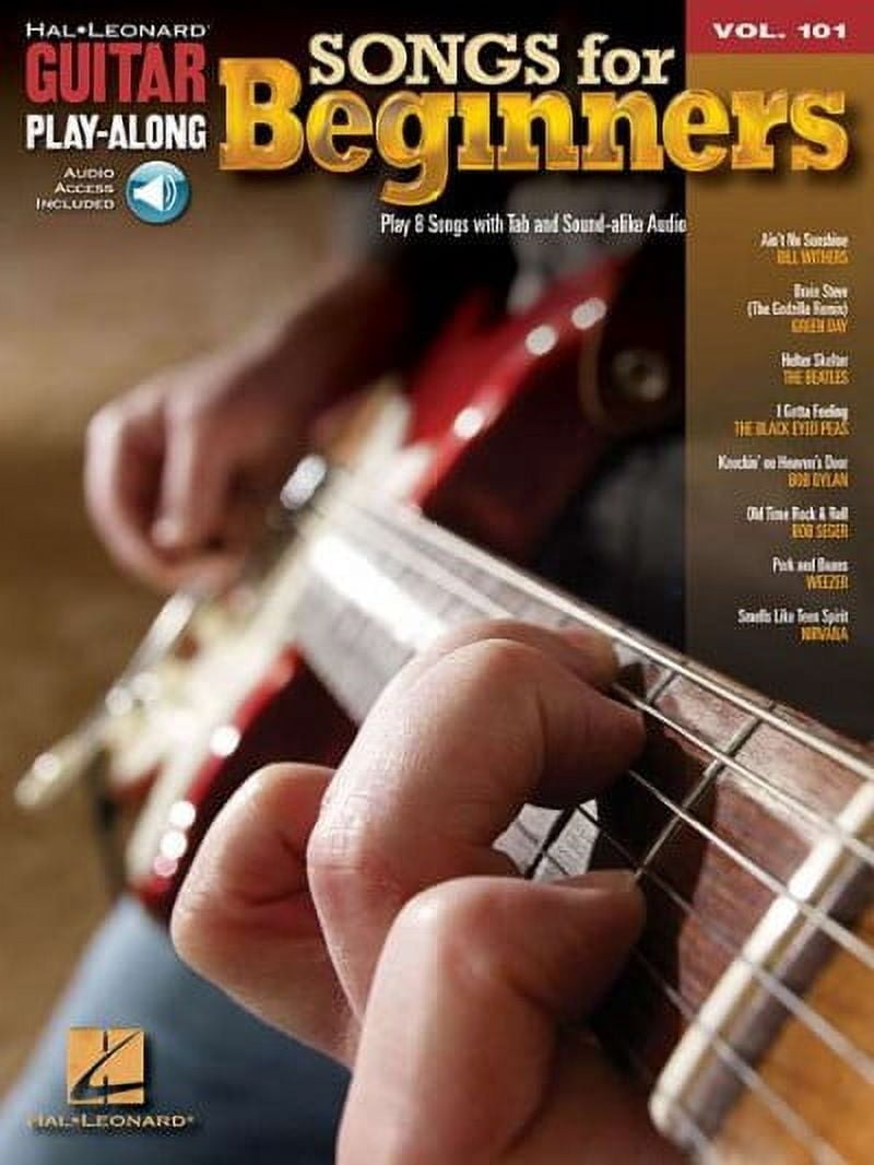 Songs for Beginners: Guitar Play-Along Volume 101 - Walmart.com