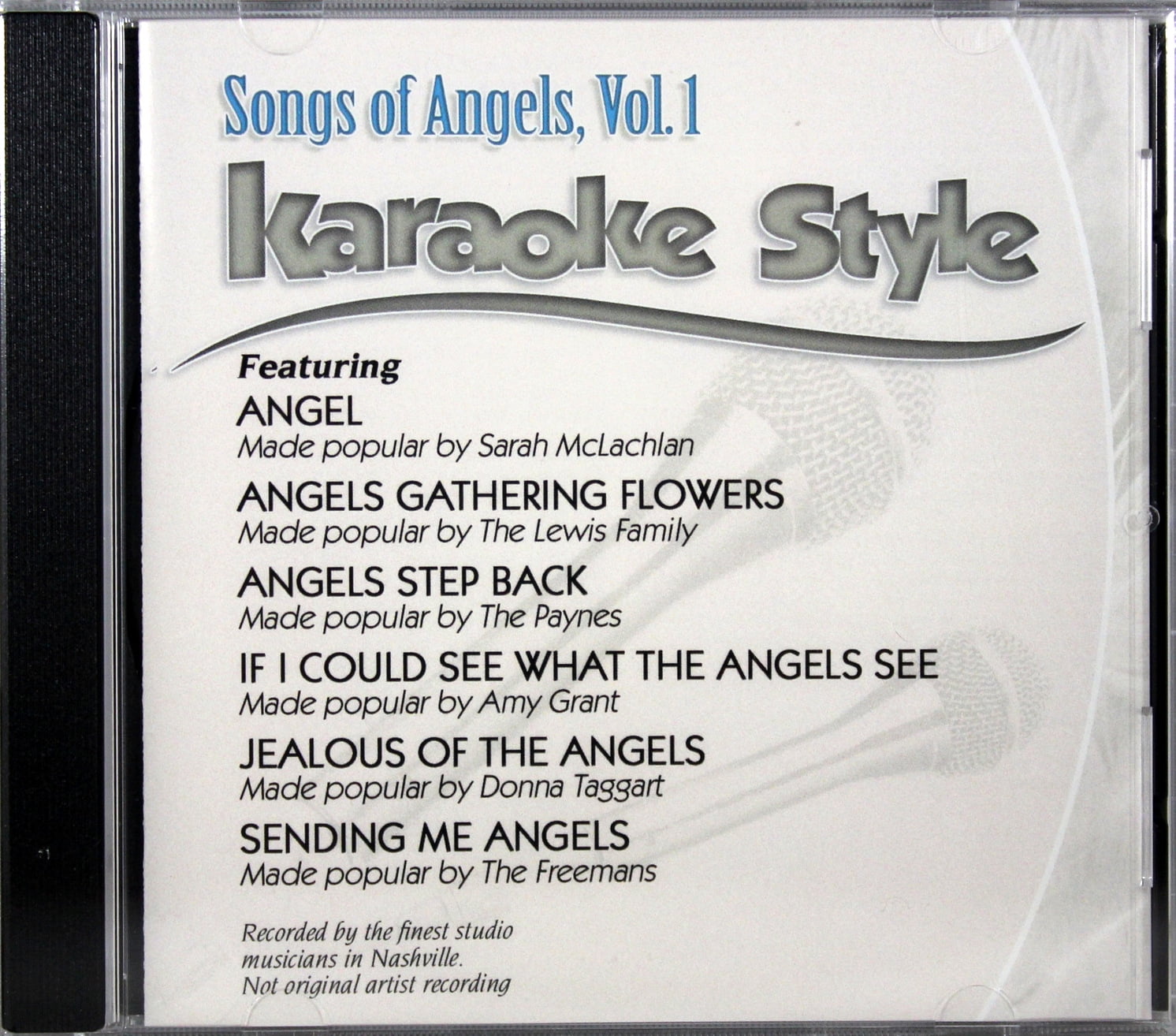 Songs of Angels Volume 1 Christian Karaoke NEW CD+G 6 Songs - Walmart.com