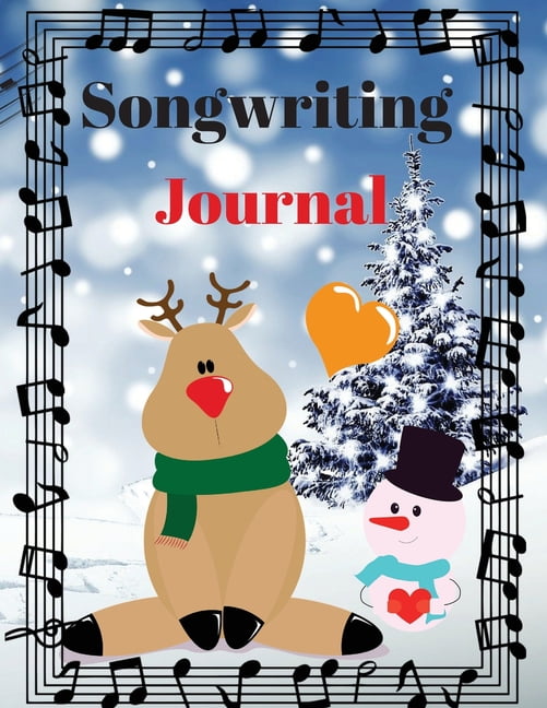 Songwriting Journal: Cute Music Composition Manuscript Paper for Little ...