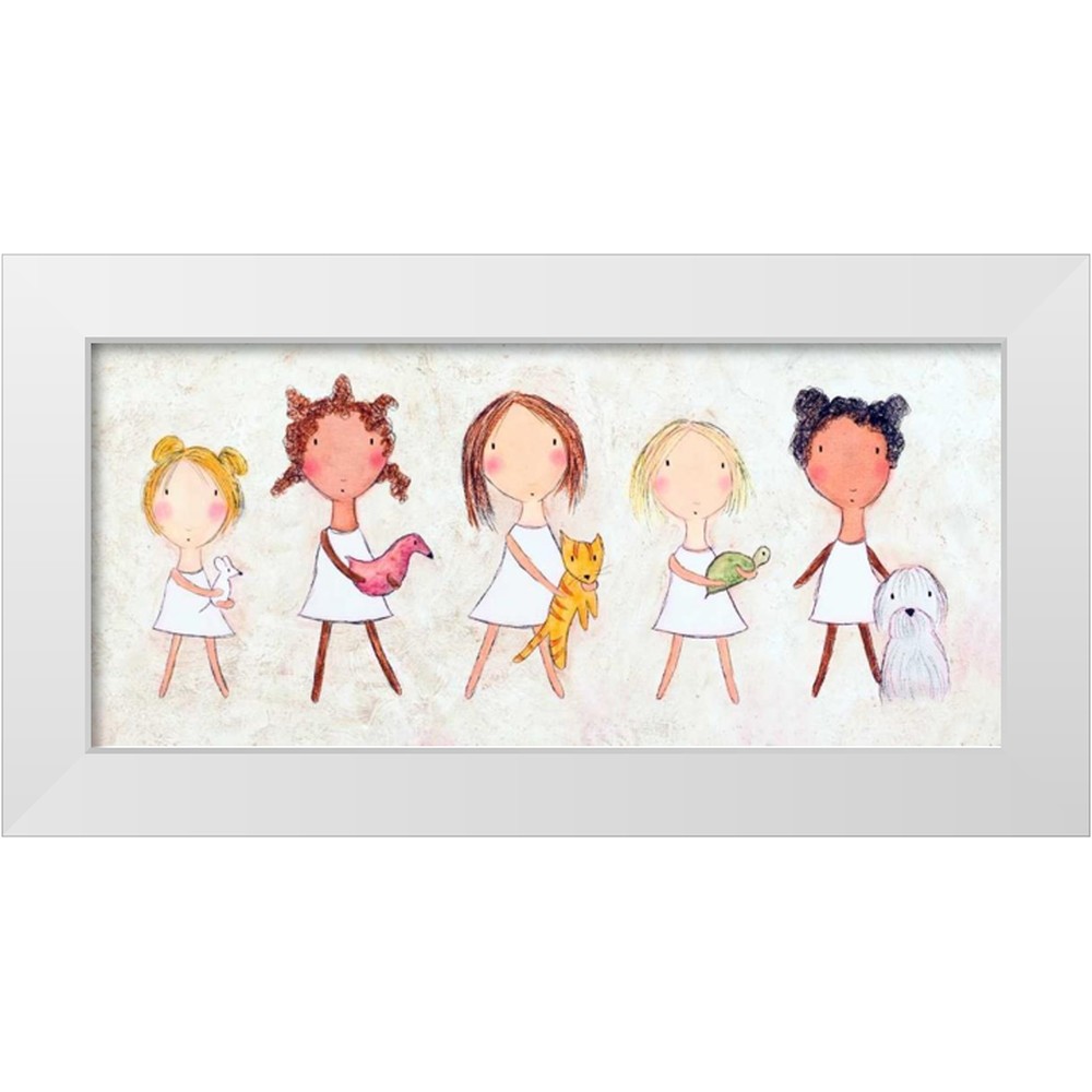 Sonheim, Carla 14x8 White Modern Wood Framed Museum Art Print Titled ...