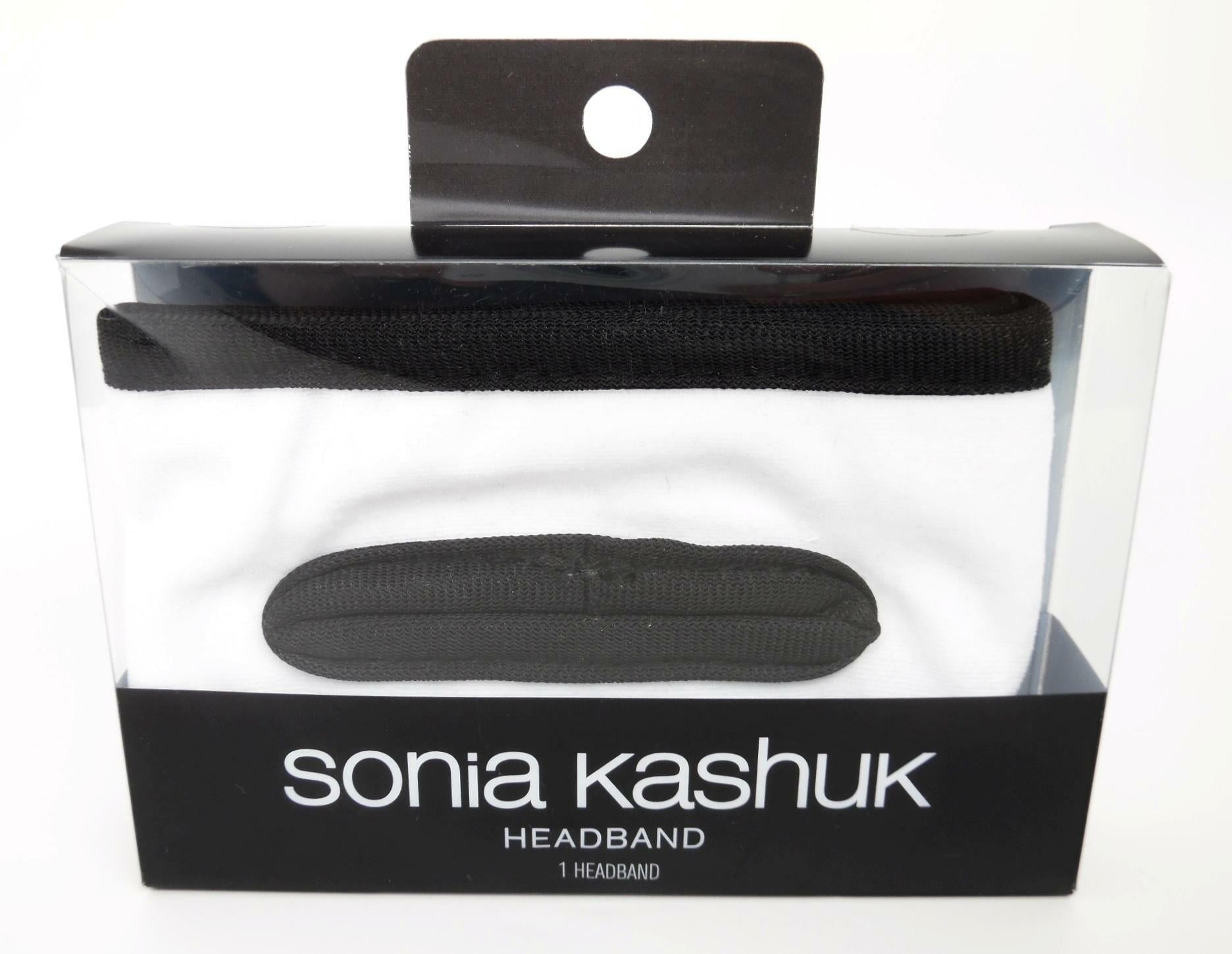 Sonia Kashuk Hook & Loop Closure Headband with Ponytail Slit - Black/White - 1pc - Walmart ...