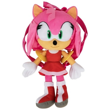 Sonic The Hedgehog Plush Kids School Book Bag, 17 in. Plush Backpack ...