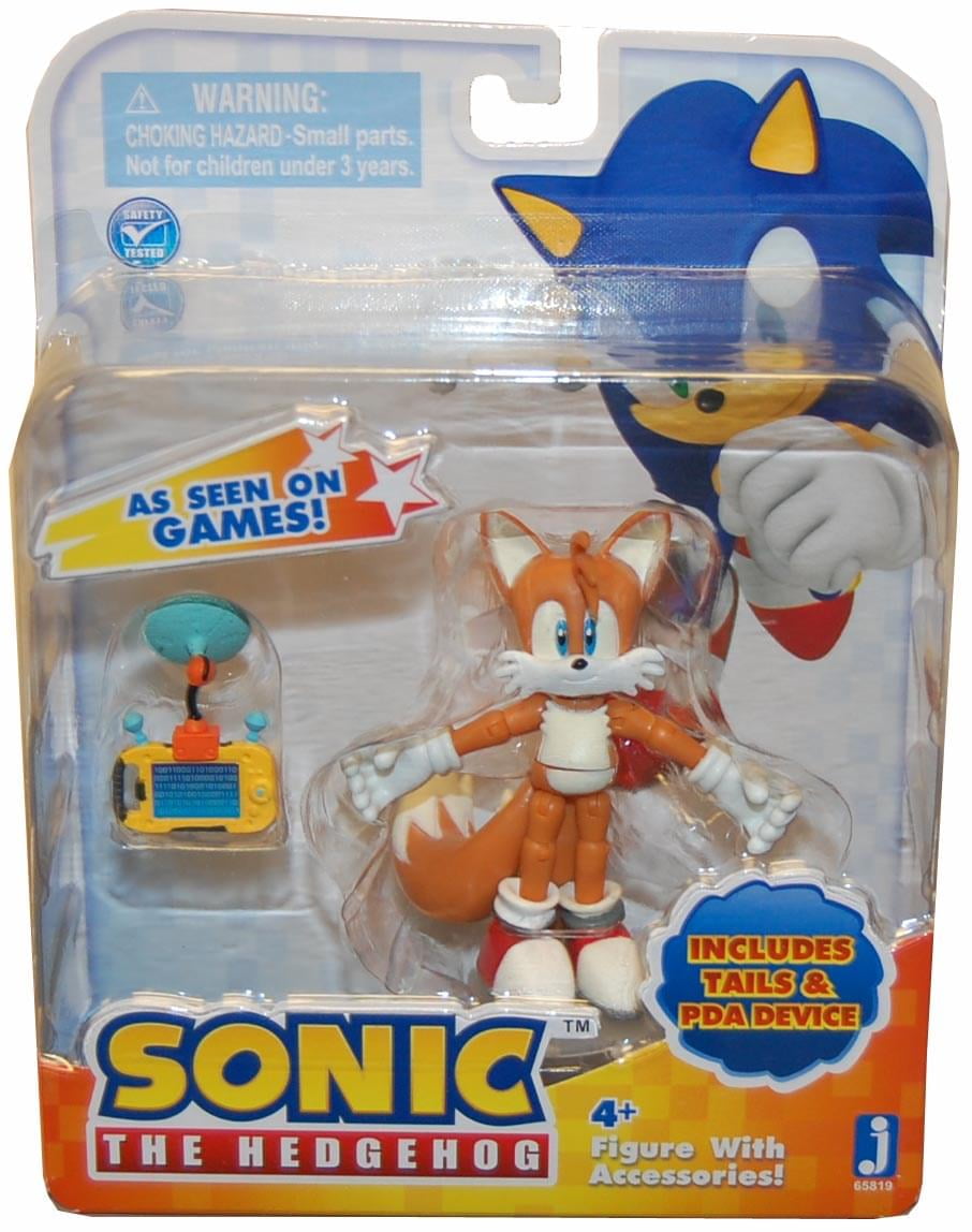 Sonic Figures Collectible Child Tails Action Figures, Yellow, 2.00" X 5 ...