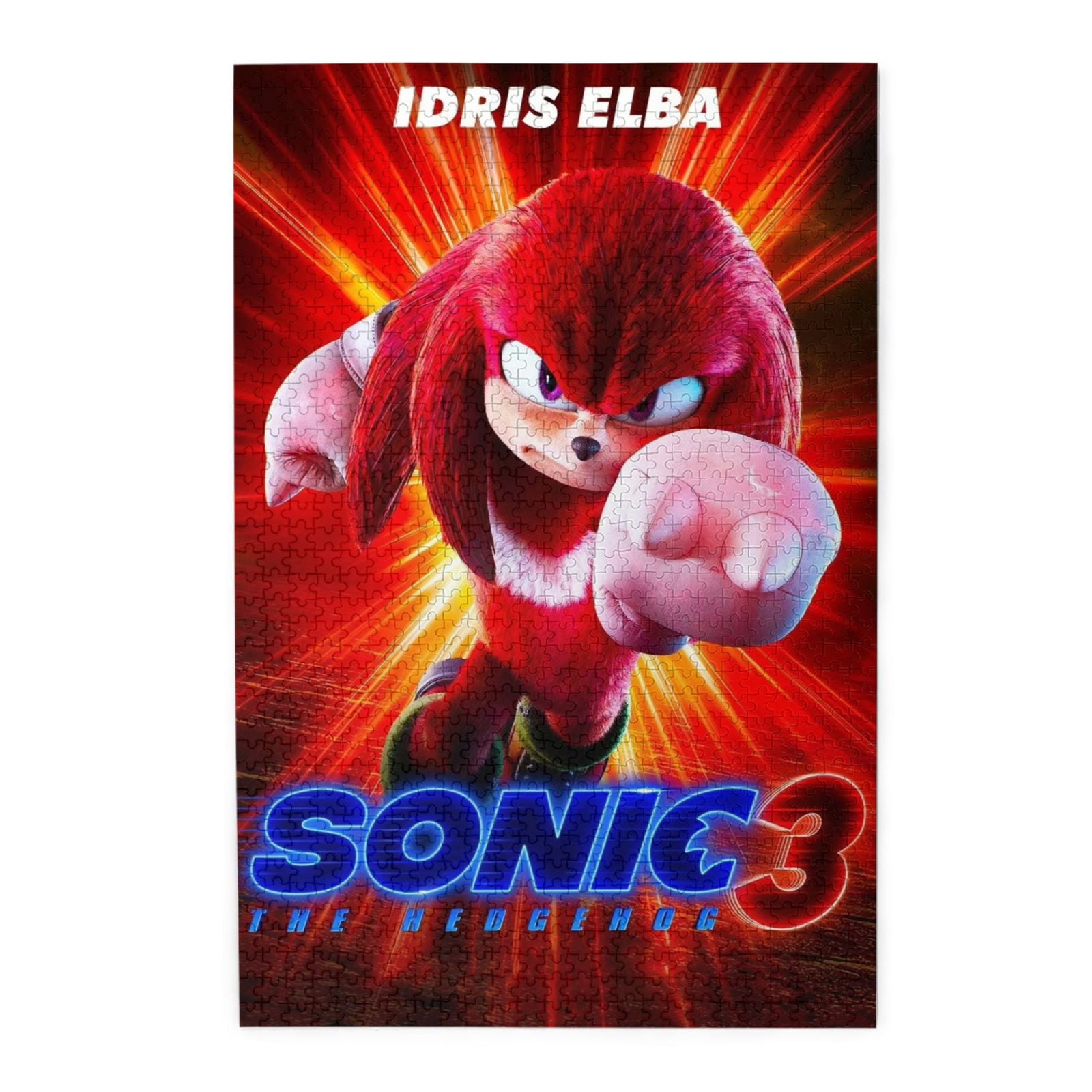 Sonic 3- Fans' Favorite -1000 Large Block Puzzle Multi Color, Cartoon ...