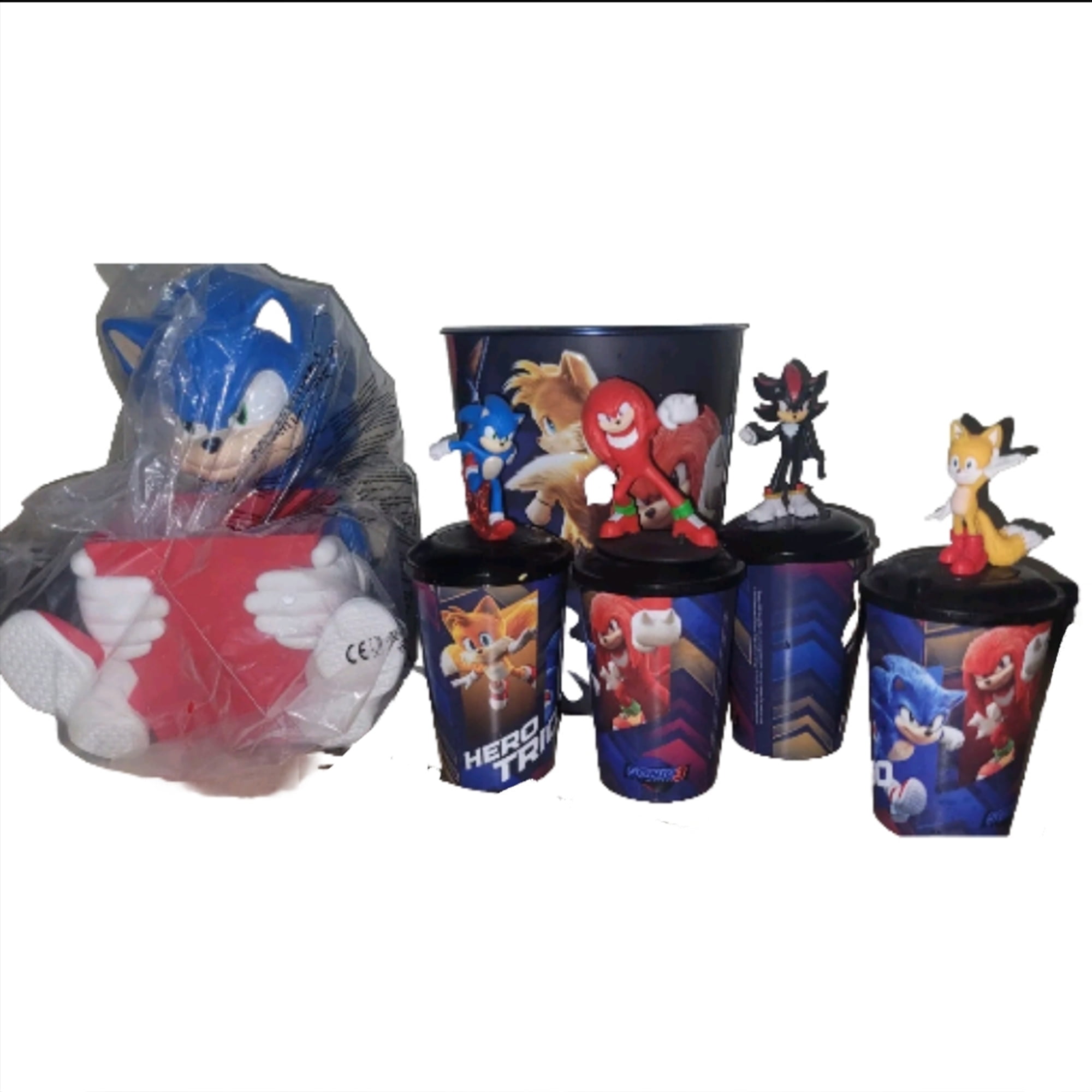 Sonic 3 Movie Popcorn Bucket Party Bundle - Walmart.com