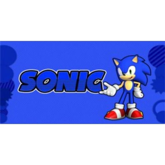 Sonic The Hedgehog License Plate