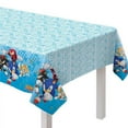 "Sonic Heavy-Duty Plastic Table Cover for Birthday Celebrations ...