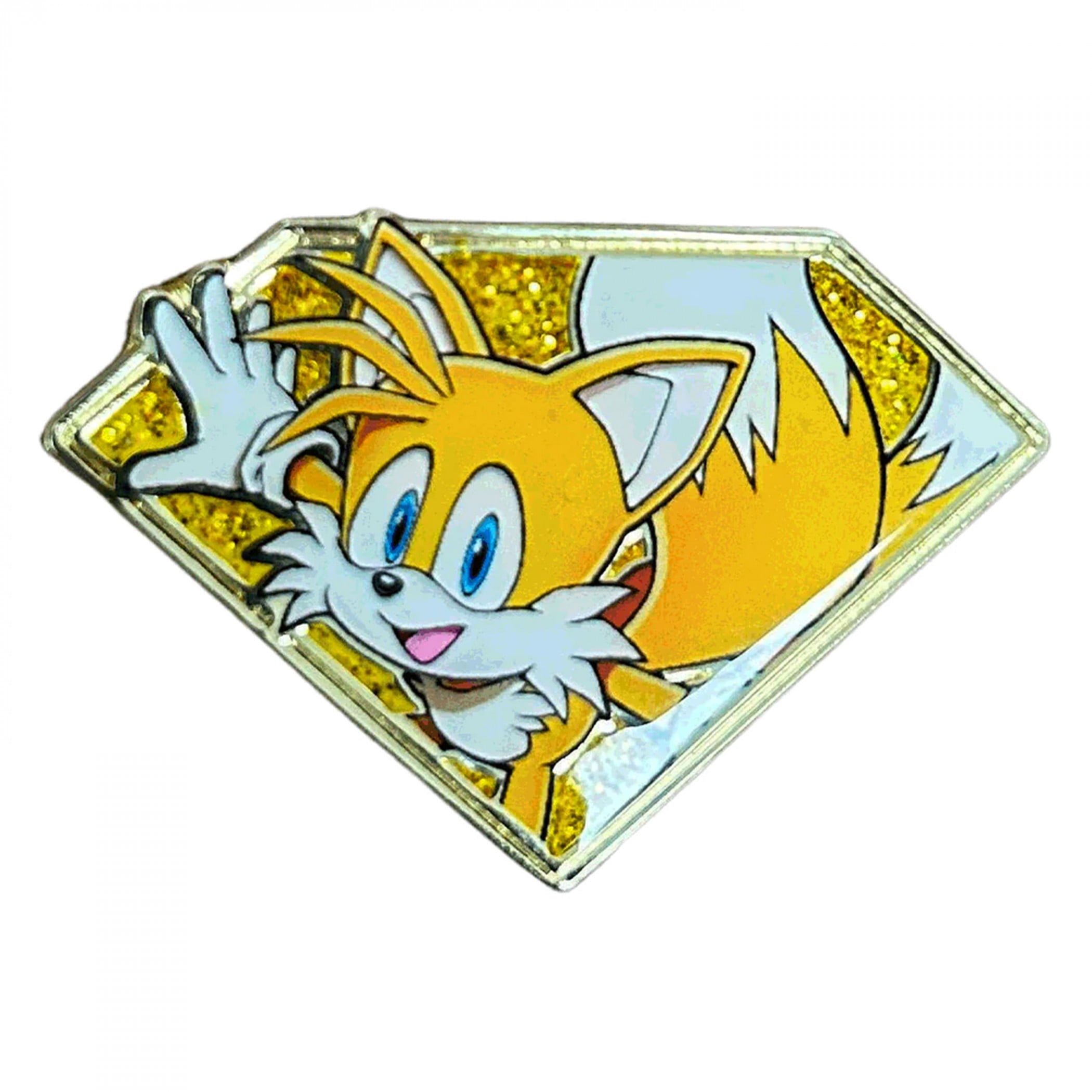 Sonic the Hedgehog Golden Series 2: Emerald Tails Enamel Pin - Walmart.com