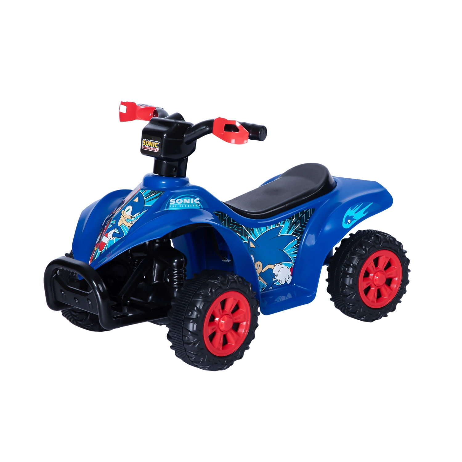 Sonic ATV Quad, 6V Battery Powered Ride On for Kids Ages 1.5+, Blue ...
