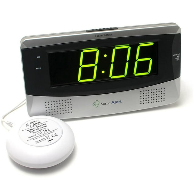 Sonic Alert - Sonic Bomb Extra Loud Large Digital Display Alarm Clock ...