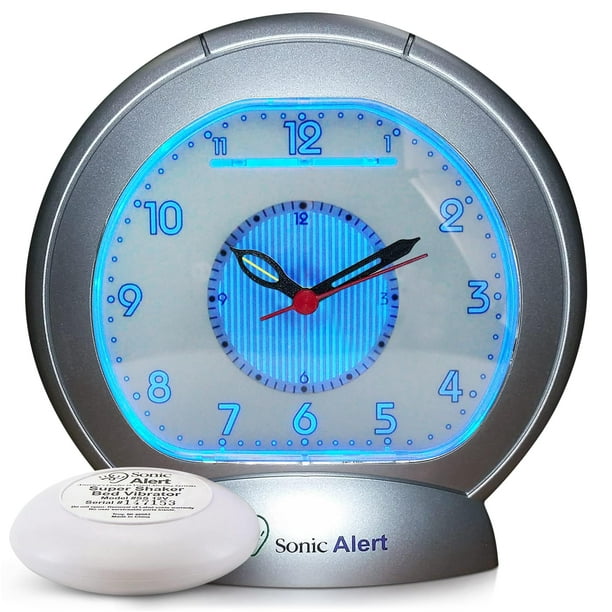 Sonic Alert – Sonic Boom Analog Alarm Clock with White Bed Shaker ...